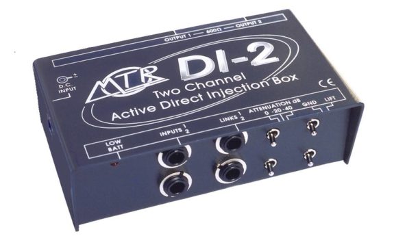 DI-3 and DI-2 Active D.I. Boxes / Balanced Splitter – MTR Professional ...